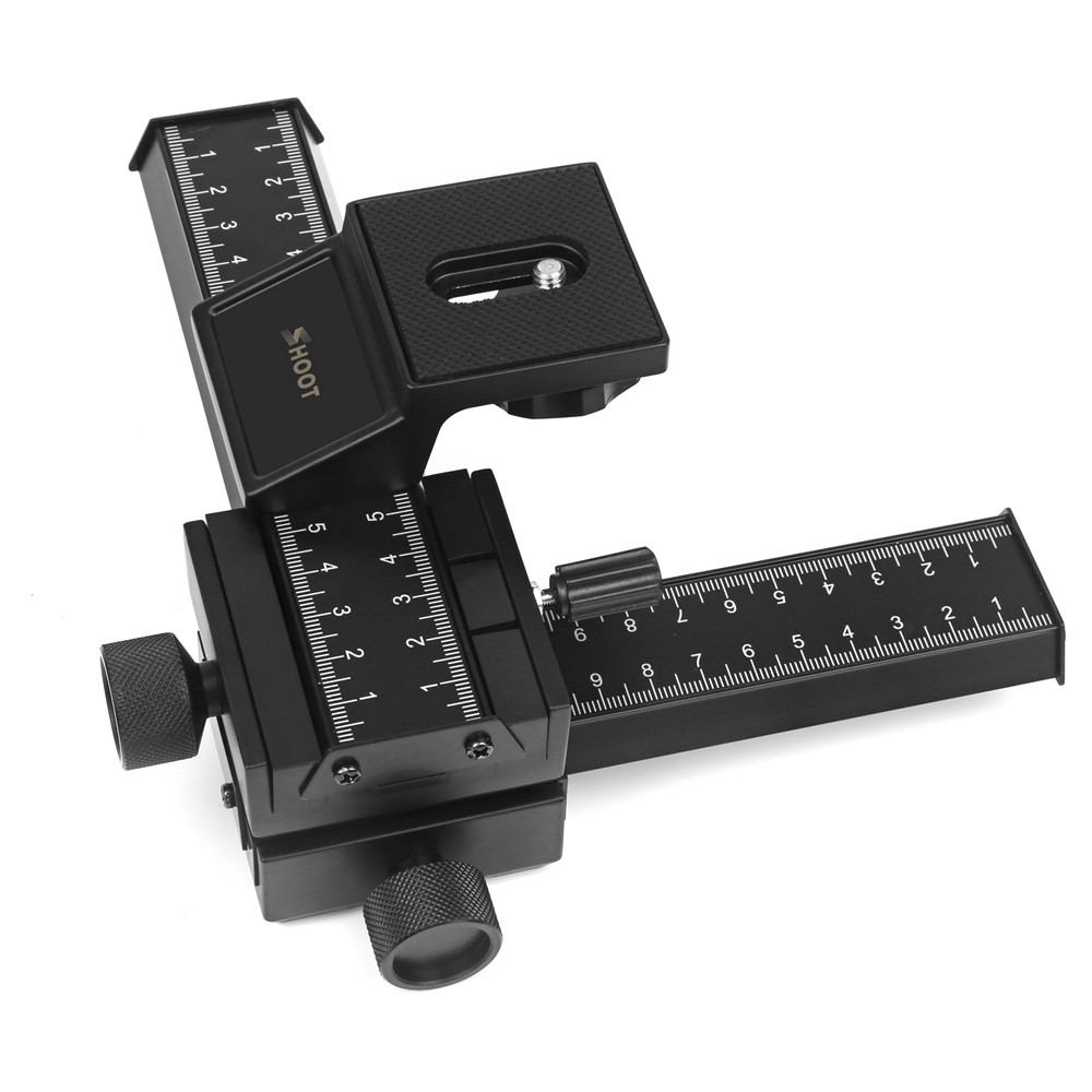 SHOOT 4 way macro focusing rail slider for Digital SLR Camera